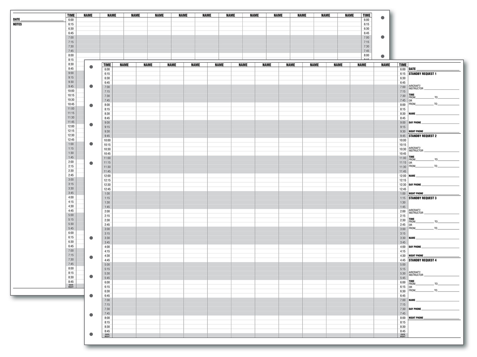 ASA Schedule Kit Refill - MyPilotStore.com