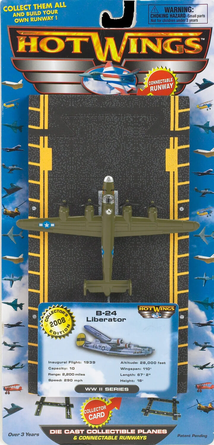B-24 Liberator Hot Wings Die-Cast Airplane - MyPilotStore.com