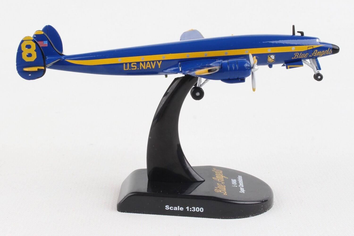 Blue Angels Lockheed C-121J (L-1049G) Super Connie 1/300 Scale Model ...