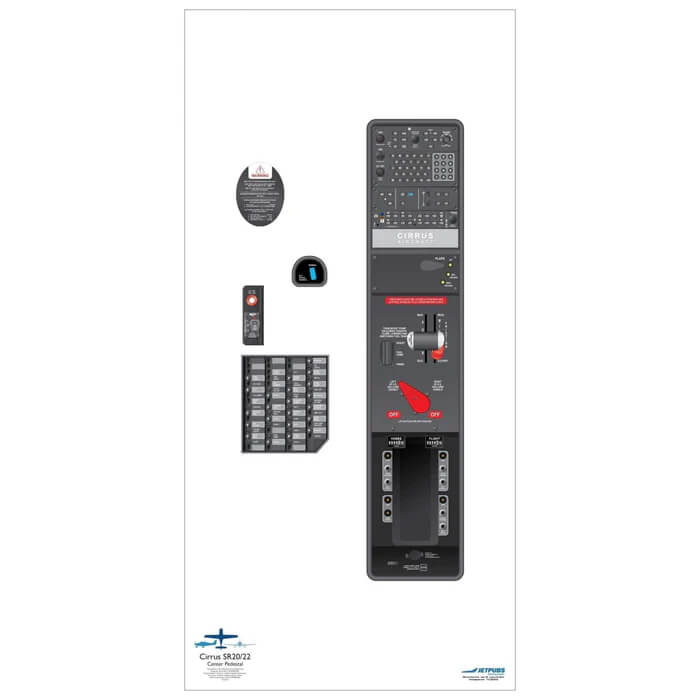 Cirrus SR20 G1000 Instrument Panel Poster - MyPilotStore.com