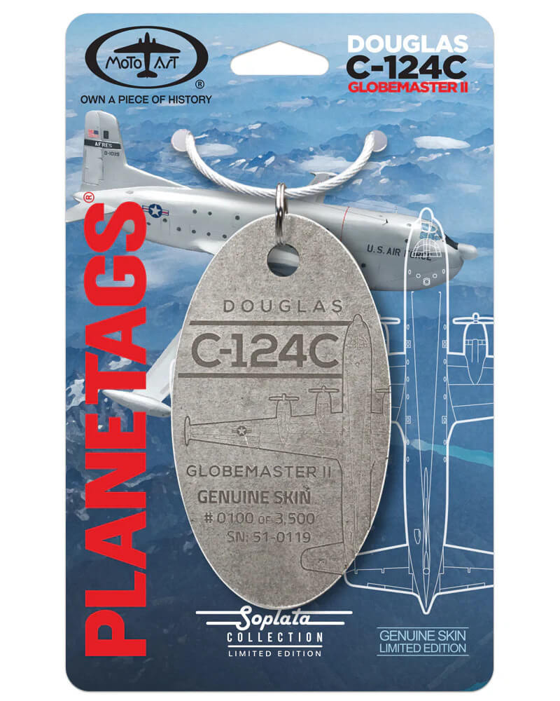 Douglas C-124C Globemaster II PlaneTag (Bare Metal) SN # 51-0119 ...