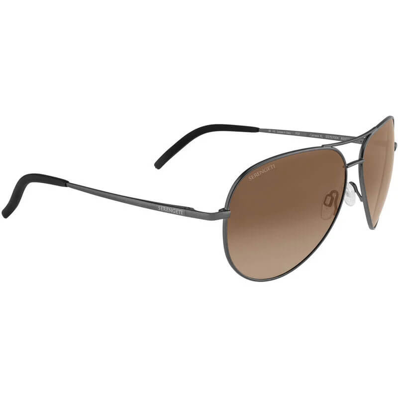 Serengeti Carrara XL Pilot Matte Dark Gunmetal - Drivers Gradient ...