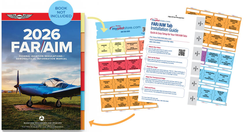 Quick Reference Tabs for FAR/AIM Books - MyPilotStore.com