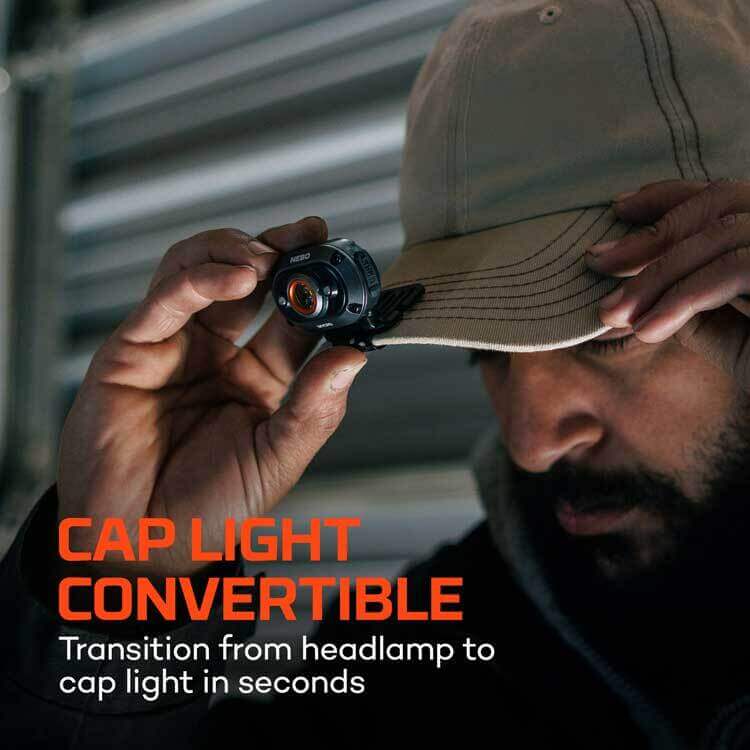 MYCRO 450 Headlamp and Cap Light - Red / Green / White LEDs ...