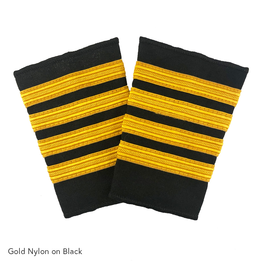 Four Bar Epaulets - Captain - MyPilotStore.com