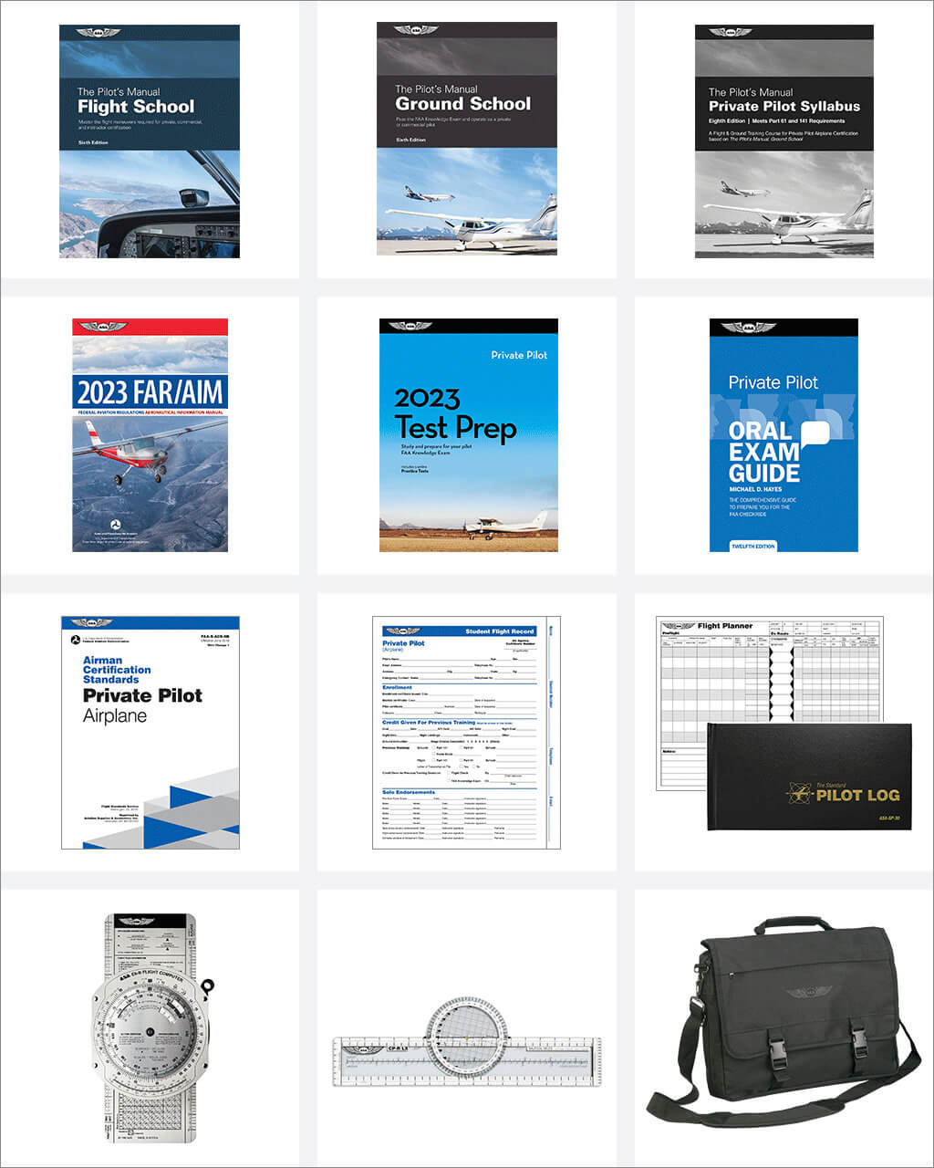 ASA Private Pilot Flight School Kit - Part 141 - MyPilotStore.com