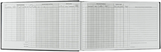 ASA Pilot Master Log Book, Black - MyPilotStore.com