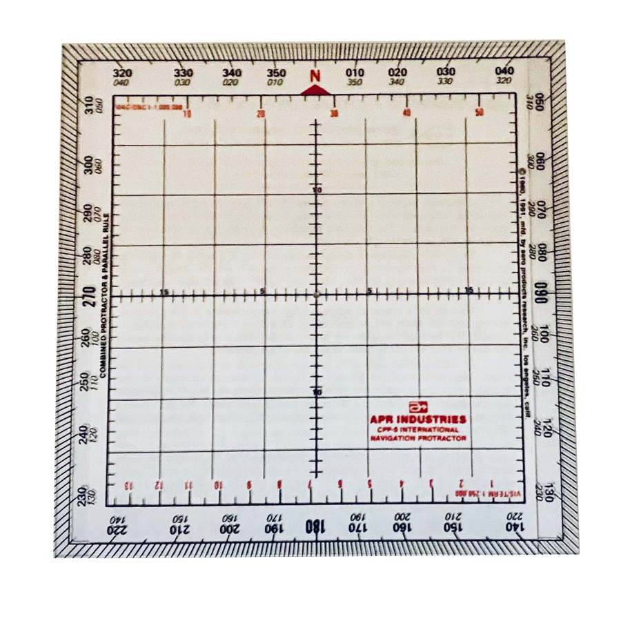 APR Deluxe International Protractor & Parallel Rule Plotter ...