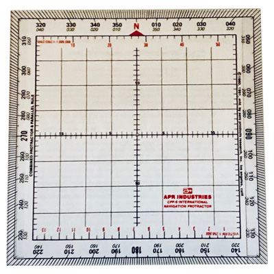 APR Deluxe International Protractor & Parallel Rule Plotter ...