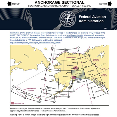 VFR: ANCHORAGE Sectional Chart - MyPilotStore.com
